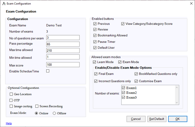 Learning And Assessment Software (LAAS)- Features