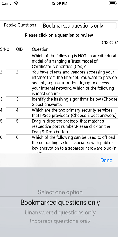 CompTIA Security+ certification Practice Test iOS App